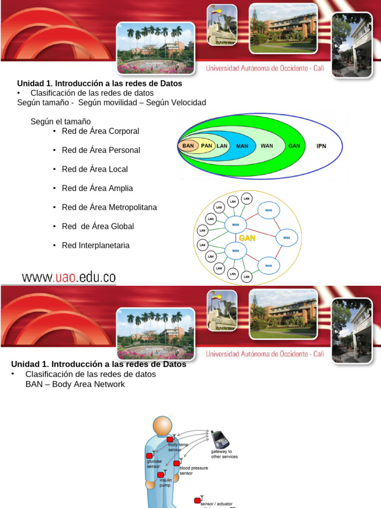4 Clasificación de las redes de datos | PDF | Red de área amplia | Informática