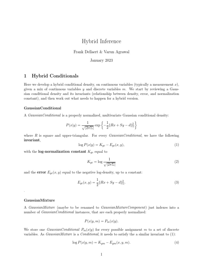 Hybrid | PDF | Logarithm | Normal Distribution