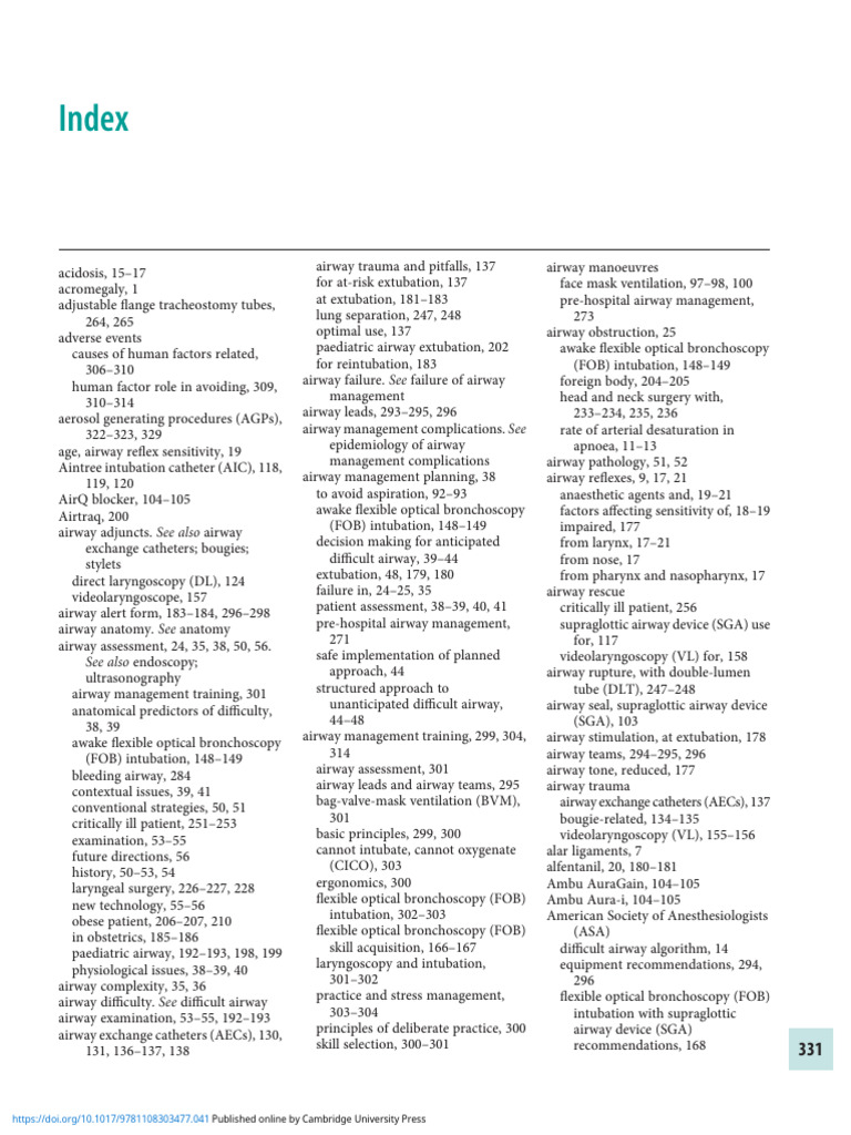 39 Index | PDF | Intensive Care Medicine | Medical Specialties