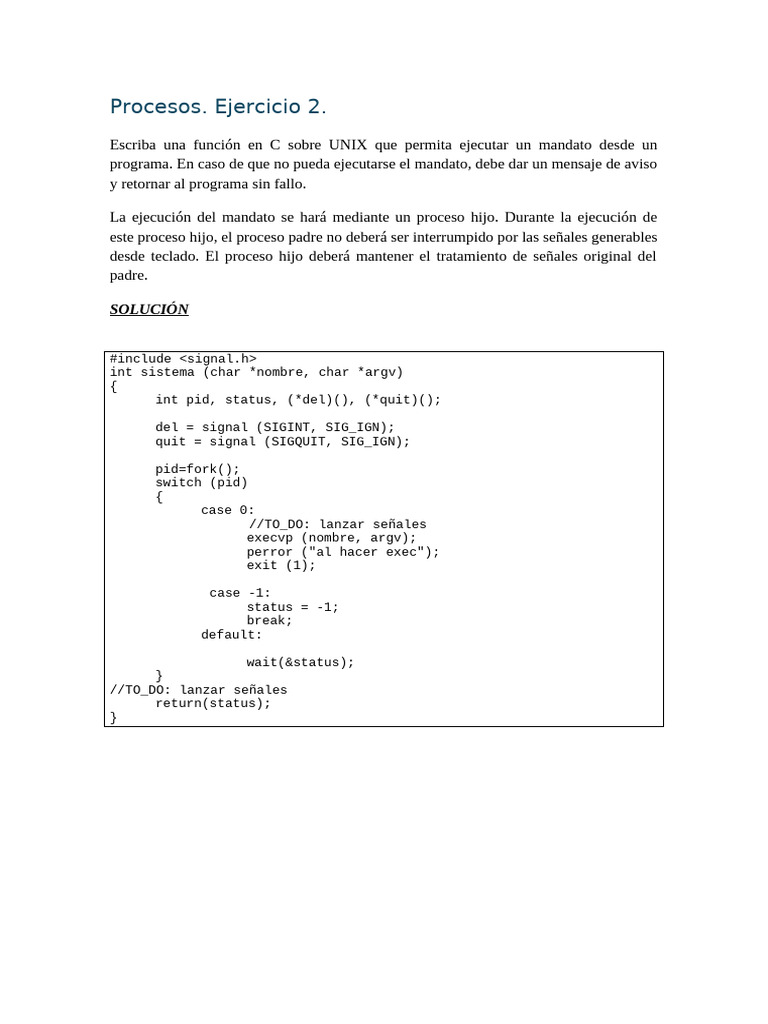 Programacion de Procesos TO DO | PDF | Ingeniería Informática | Arquitectura de Computadores