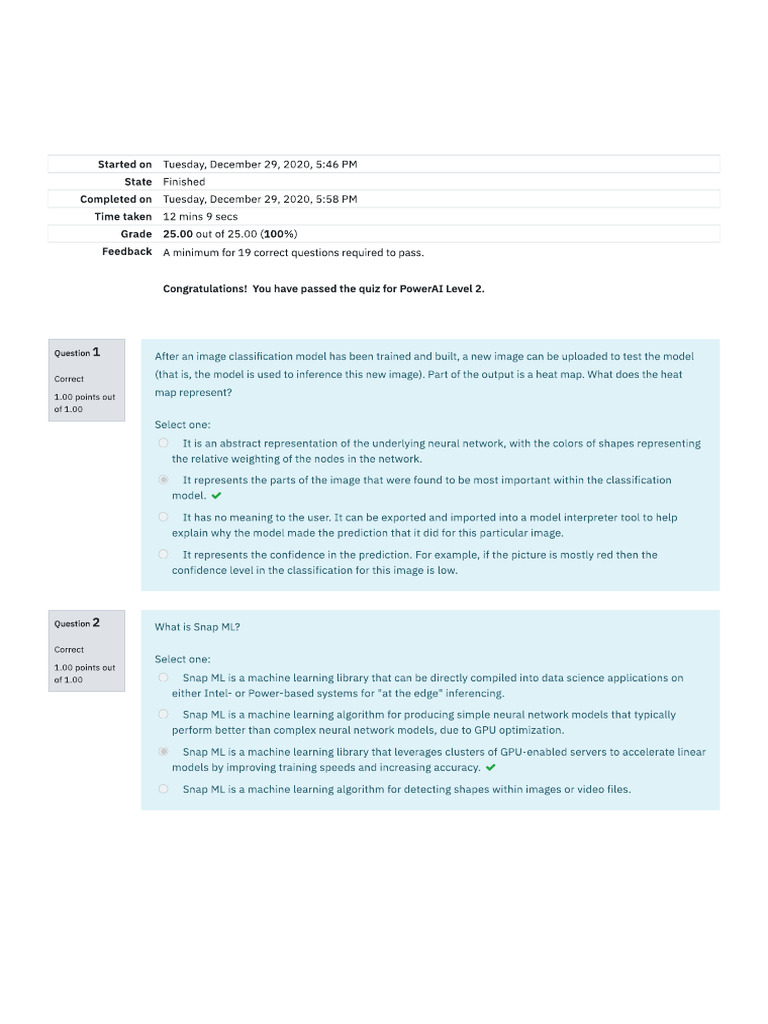Watson Machine Learning Accelerator, Vi...2O DAI Level 2 (formerly ...