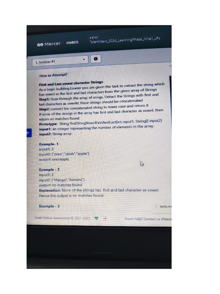 First and Last Vowels Characters Strings | PDF | Computers