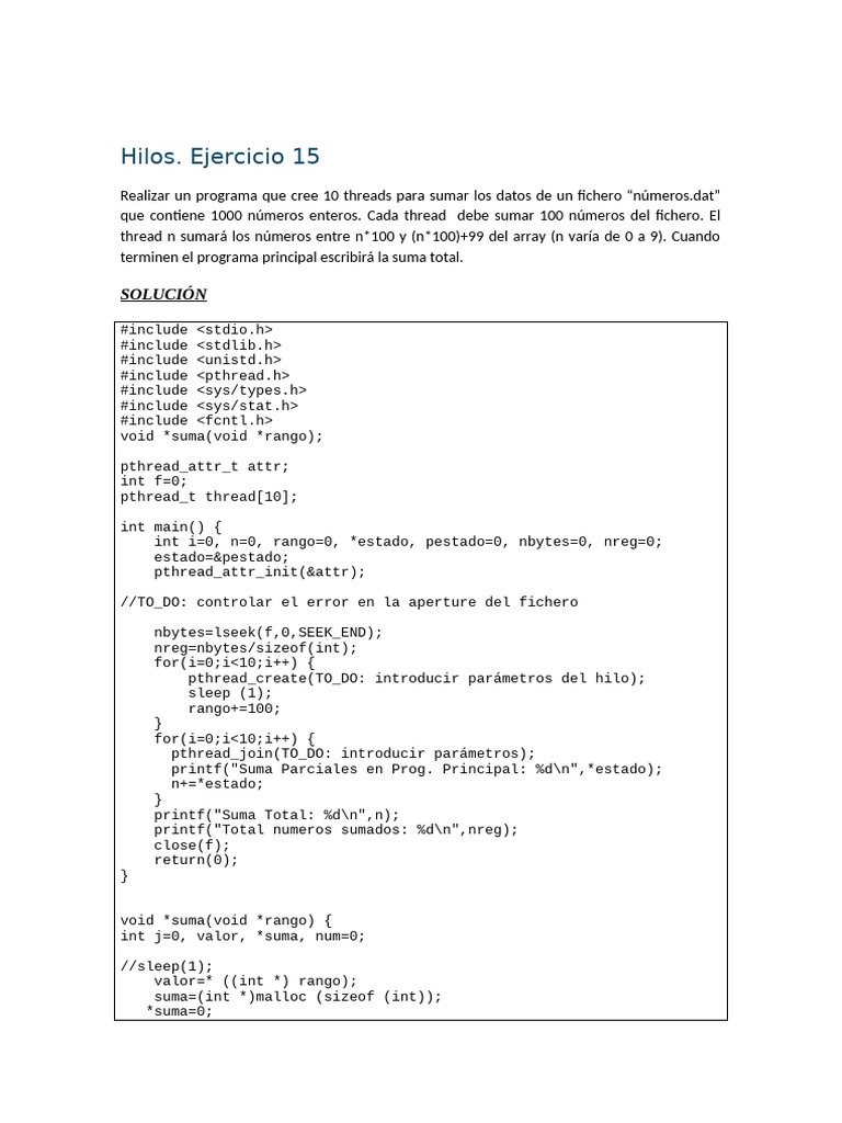 Ejercicios Programacion TO DO 2 | PDF | Informática | Estándares informáticos