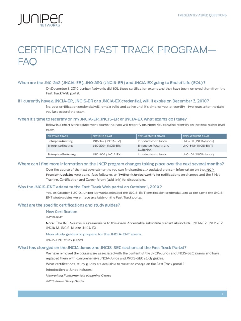 Certification Fast Track Program - FAQ | PDF | Professional Certification | Credential