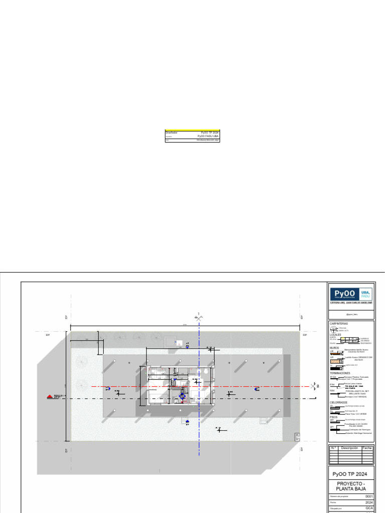 Planos TPG Pyoo 2024 | PDF | Elementos arquitectónicos | Bienes raíces
