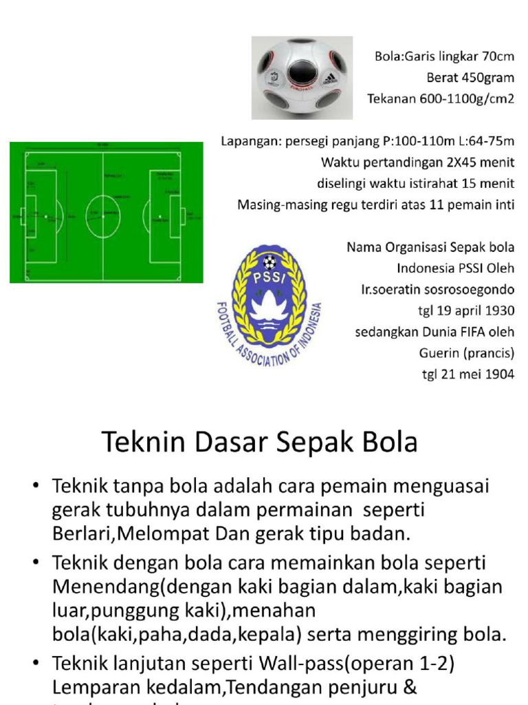 Teknik Dasar Sepakbola | PDF