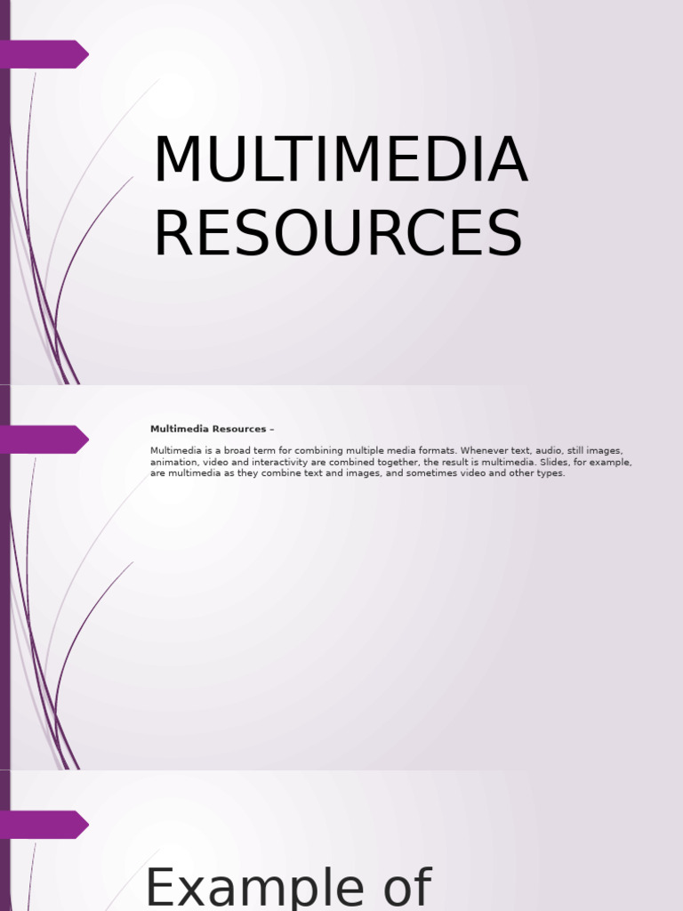 Multimedia Resources | PDF