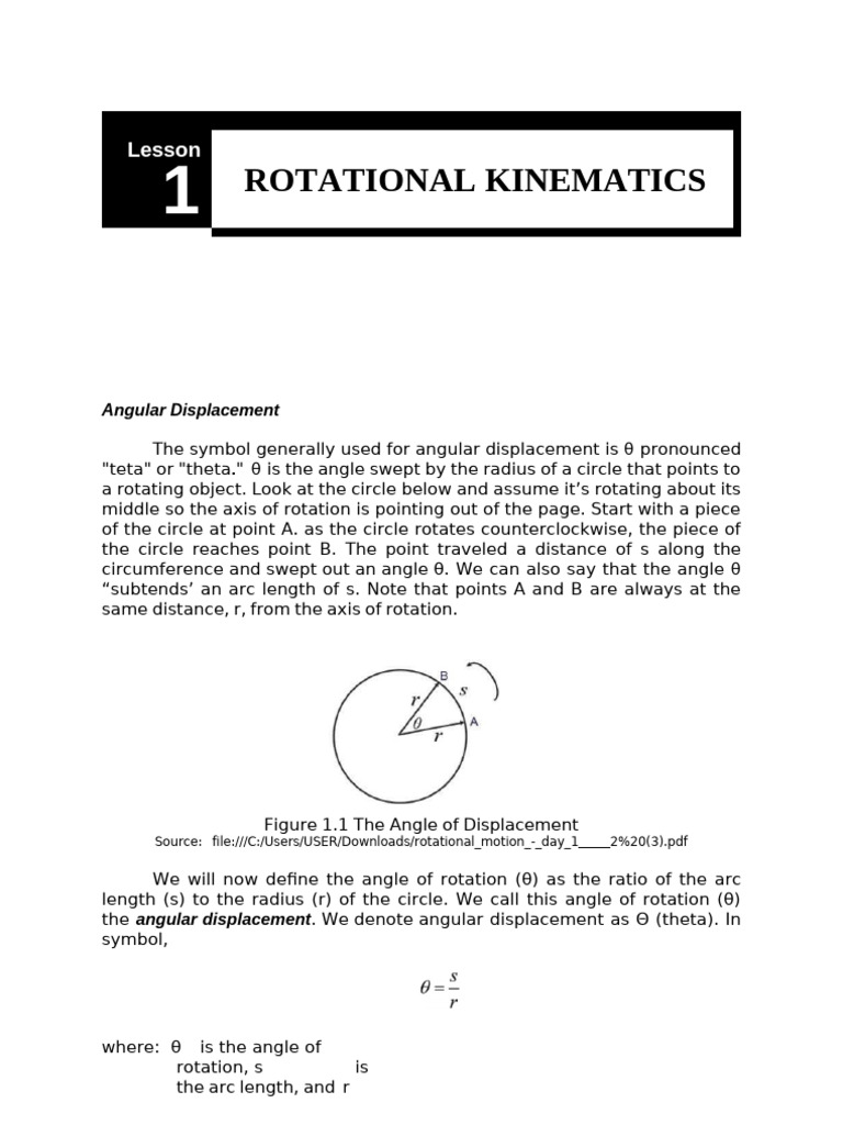 Angular Displacement, Velocity, Acceleration - Pacalna | PDF ... Angular Displacement, Velocity, Acceleration - Pacalna | PDF ...