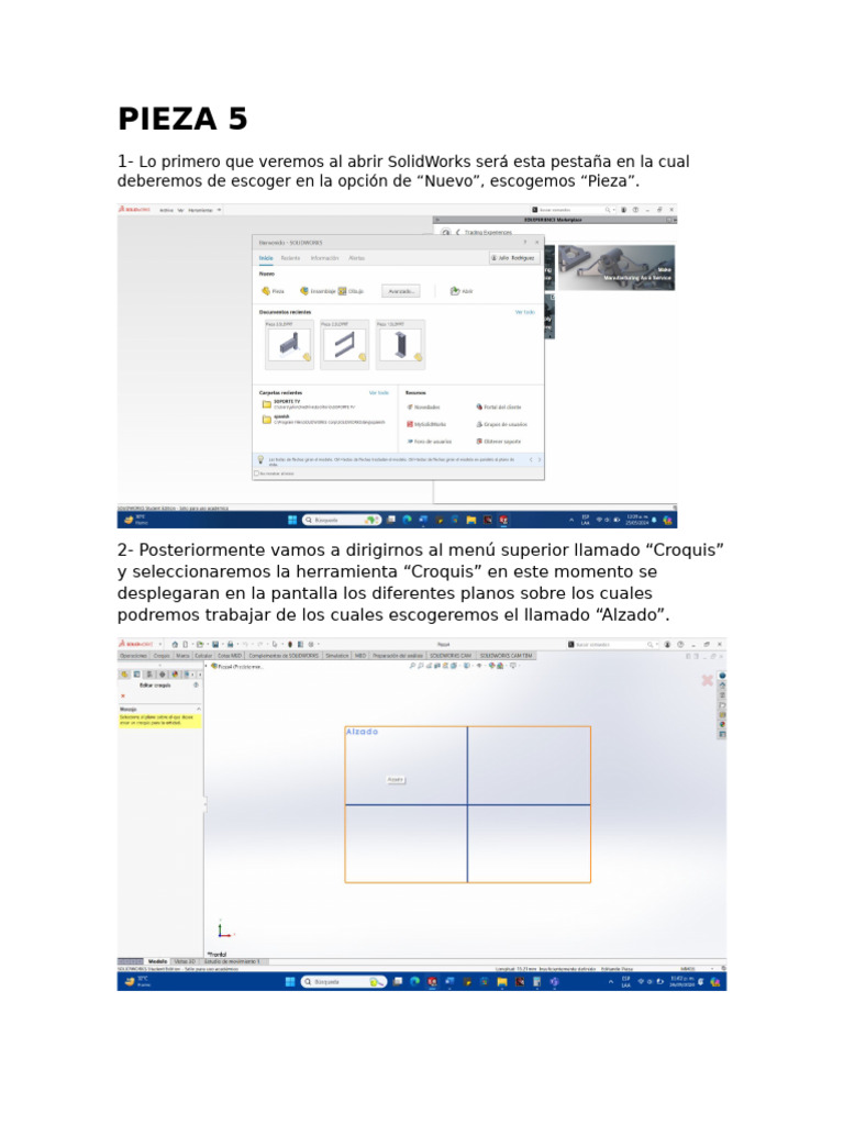 Bitacora PIEZA 5 | PDF