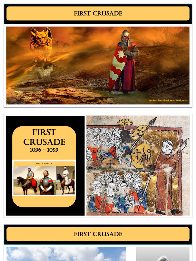 First Crusade | PDF | Crusades | Middle Ages