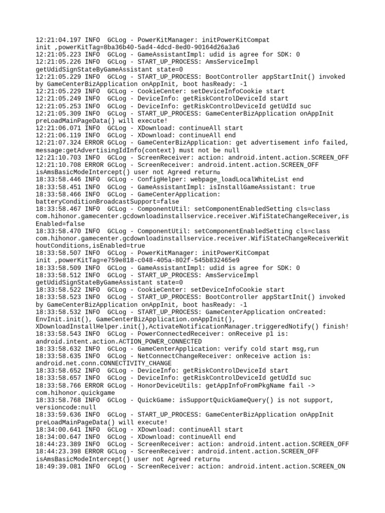 GameCenter Application Log Analysis | PDF | Business