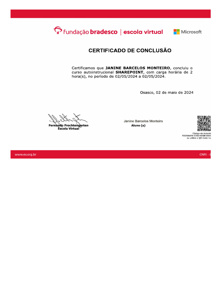 certificado sharepoint | PDF