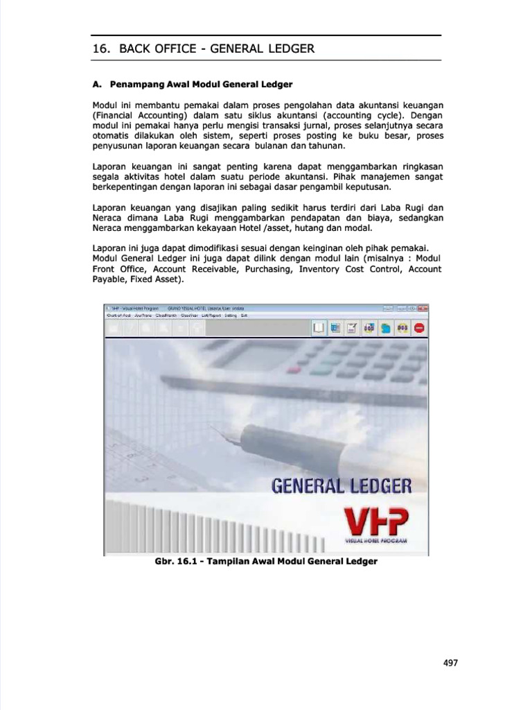 Modul General Ledger untuk Akuntansi Hotel | PDF | Bisnis | Pengelolaan ...