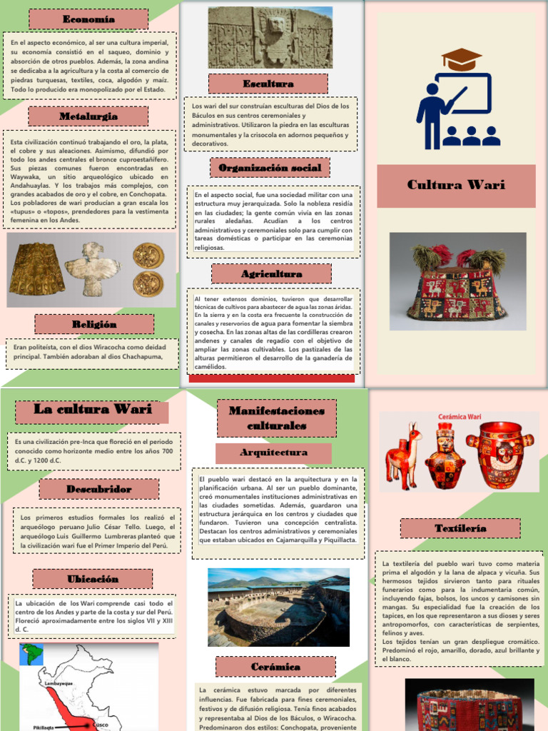 Triptico Cultura Wari | PDF