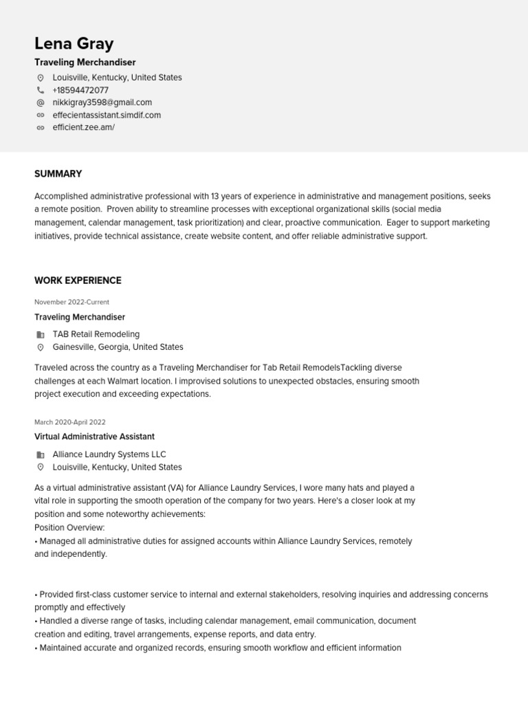 Lena Gray | PDF | Inventory | Employee Retention