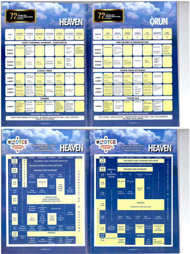 Convention Program 2024 New | PDF