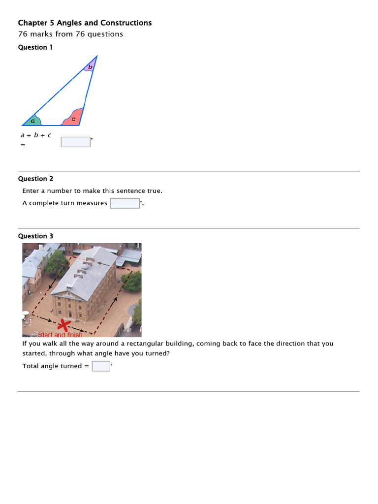 Chapter-5 Angles and Constructions | PDF | Rectangle | Euclid