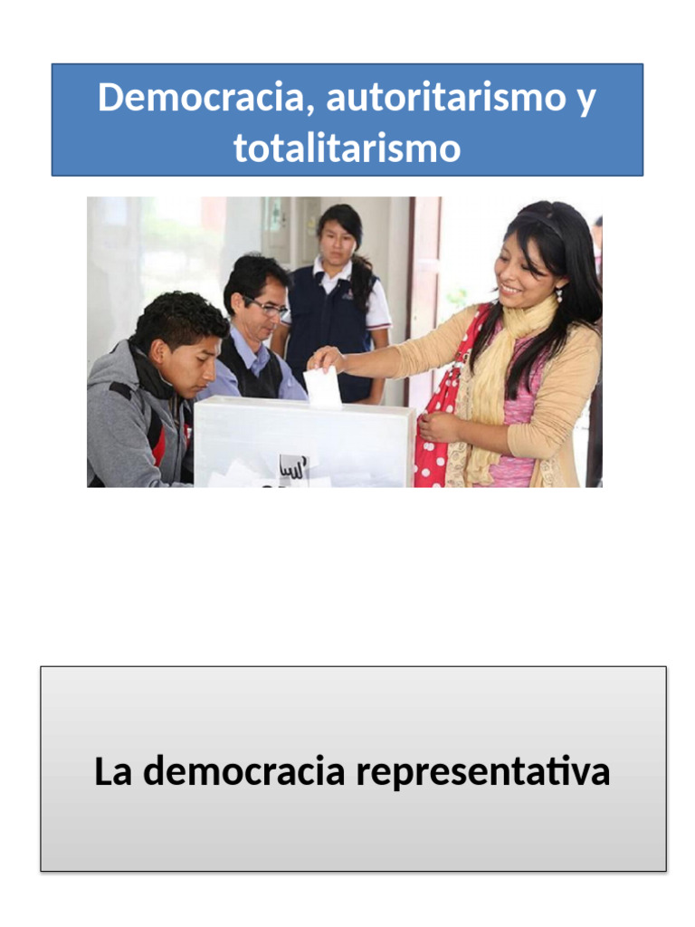 Democracia y Regímenes Híbridos | PDF | Autoritarismo | Totalitarismo