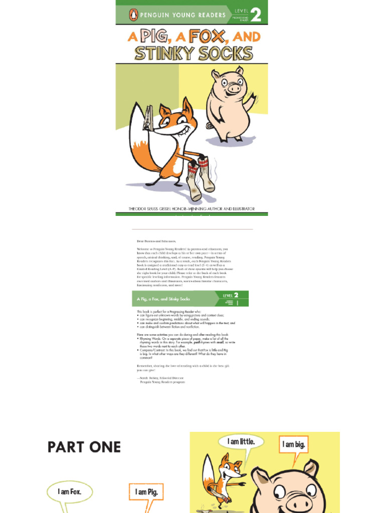 A Pig, A Fox, and Stinky Socks - Part 1 | PDF