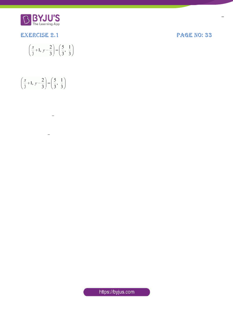 NCERT Solutions For Class 11 Maths Chapter 2 - Relations and Functions Exercise 2.1 | PDF ...