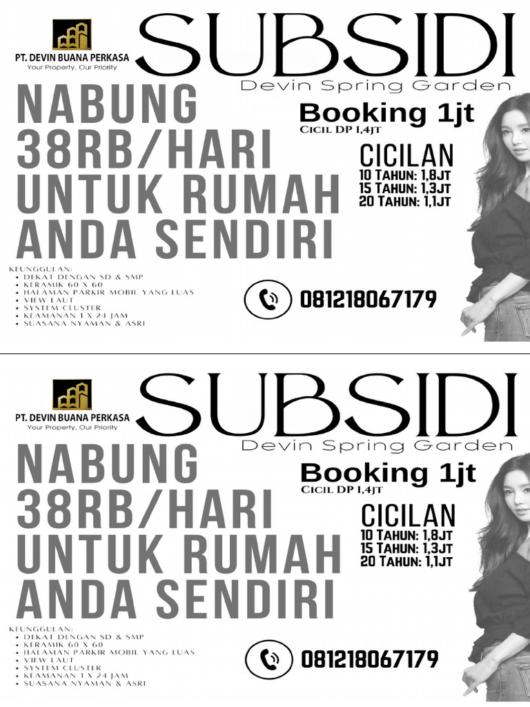 Pricelist Subsidi | PDF