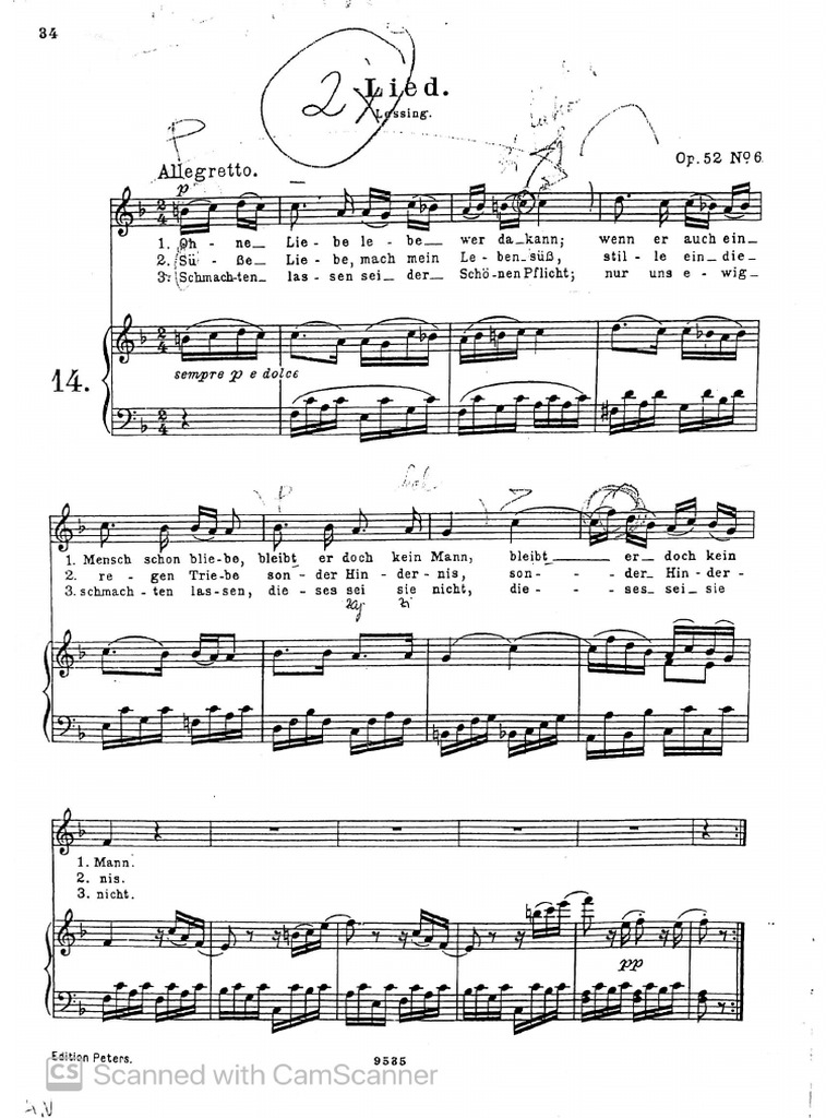 Beethoven - Lied | PDF