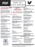 La Mercerie Menu Highlights | PDF | Foods | Beverages