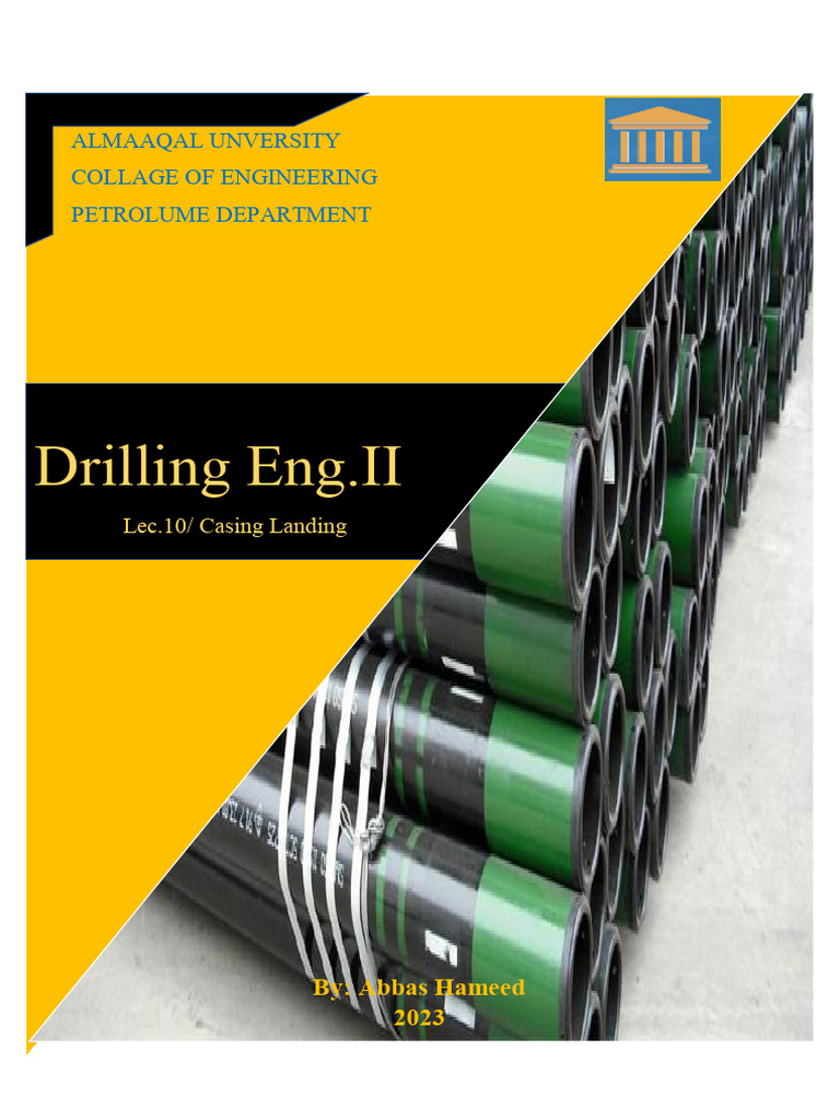 Drilling Eng | PDF | Casing (Borehole)
