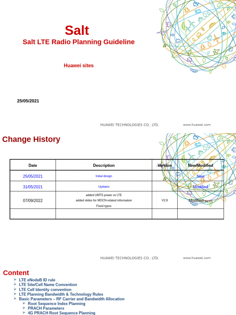 Salt LTE Radio Planning Guidelines HUAWEI Part v.2.8 | PDF | Lte ... Salt LTE Radio Planning Guidelines HUAWEI Part v.2.8 | PDF | Lte ...