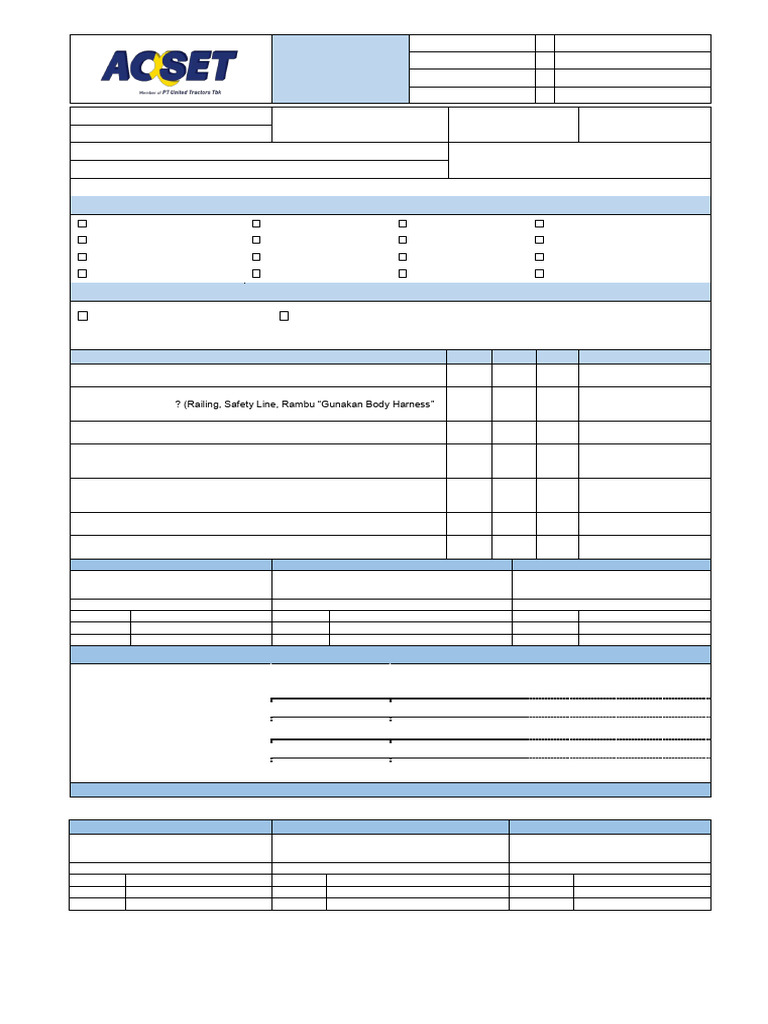 Working at Height Permit | PDF
