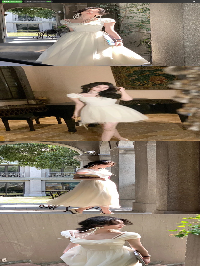 Closetaine - Short-Sleeve Square-Neck Plain A-Line Cocktail Dress (Various Designs) YesStyle ...