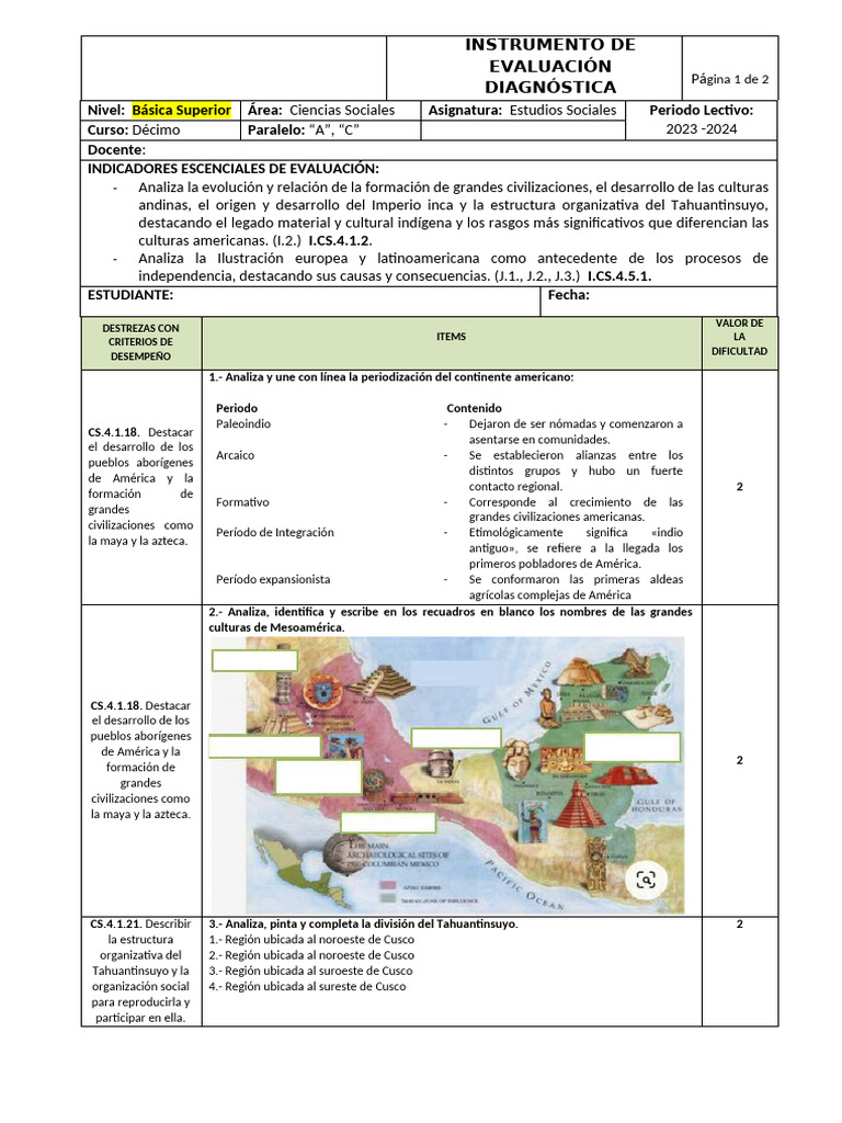 10mo Eess Diagnóstico 2024 | PDF | Pueblos Indígenas de las Américas | Américas