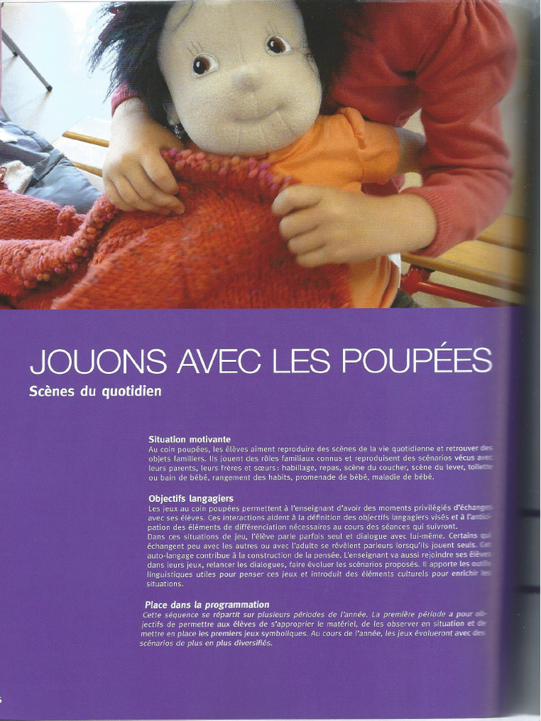 6 - Jouons Avec Les Poupées | PDF