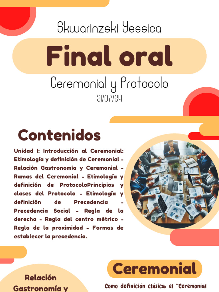 Final oral | PDF | Rituales