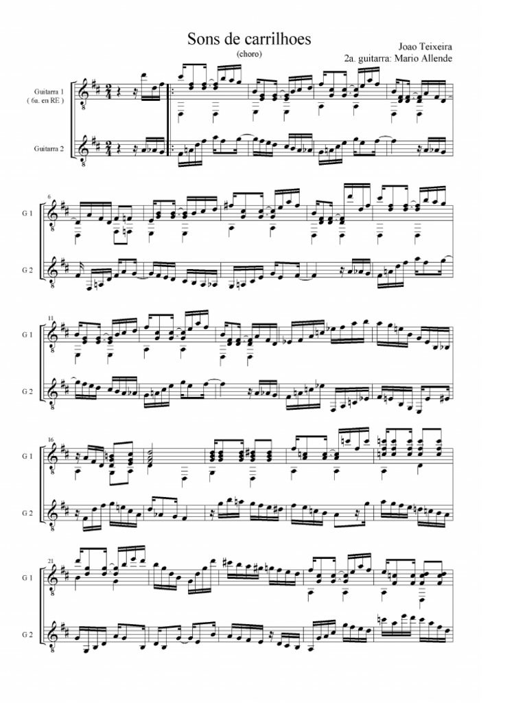 Choro A 2 Guitarras | PDF