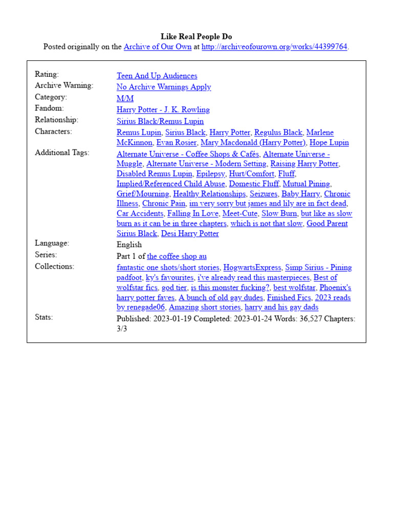 Like Real People Do | PDF