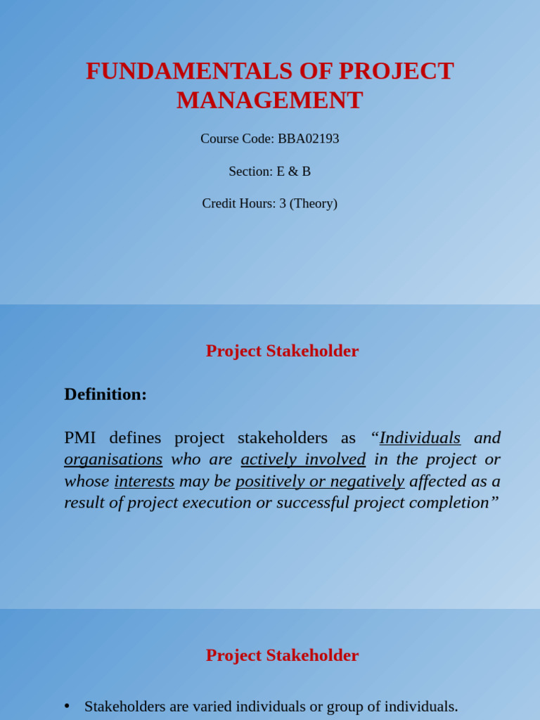 5-Project Initiation Phase (Stakeholder and Team Identification ...