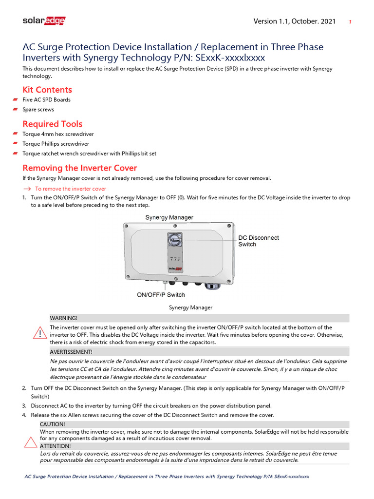 Inverter Surge Protection Guide | PDF | Power Inverter | Alternating Current