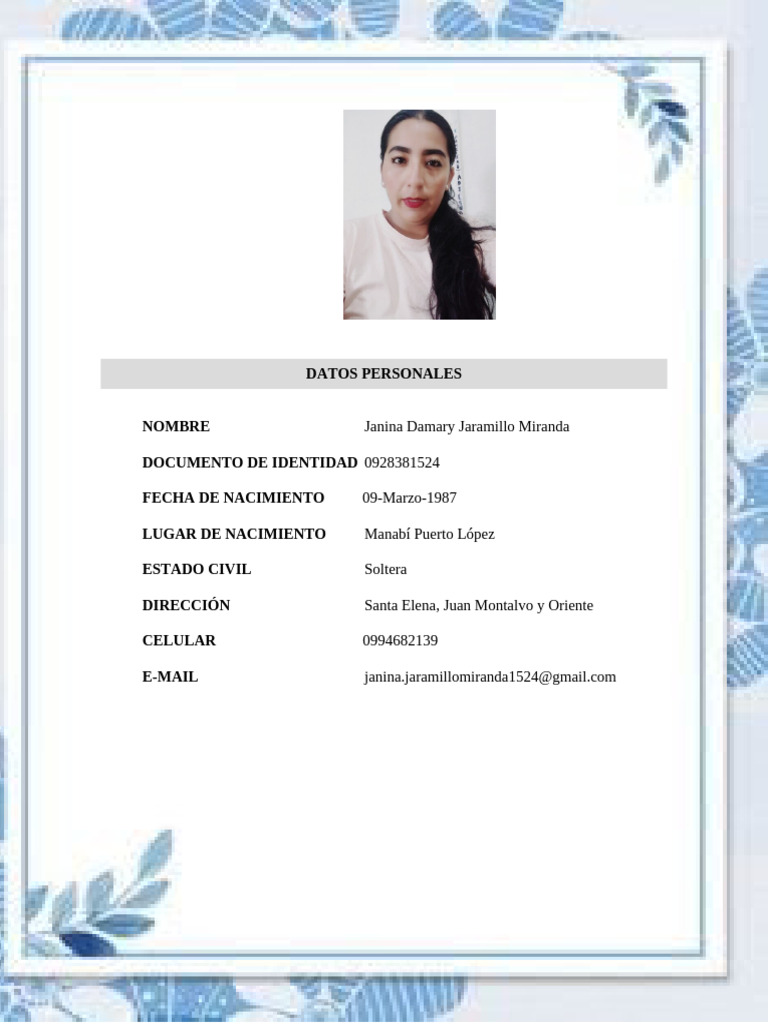 Damary Janina Jaramillo Miranda tarea | PDF