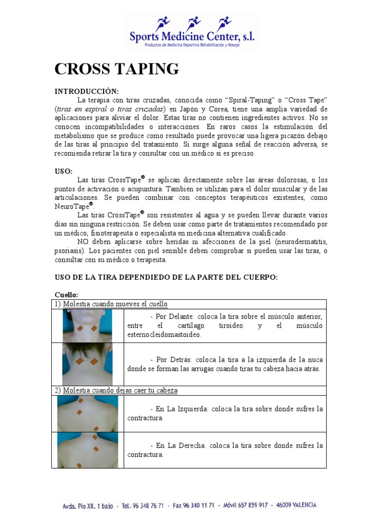 Cross Taping | PDF | Mano | Codo