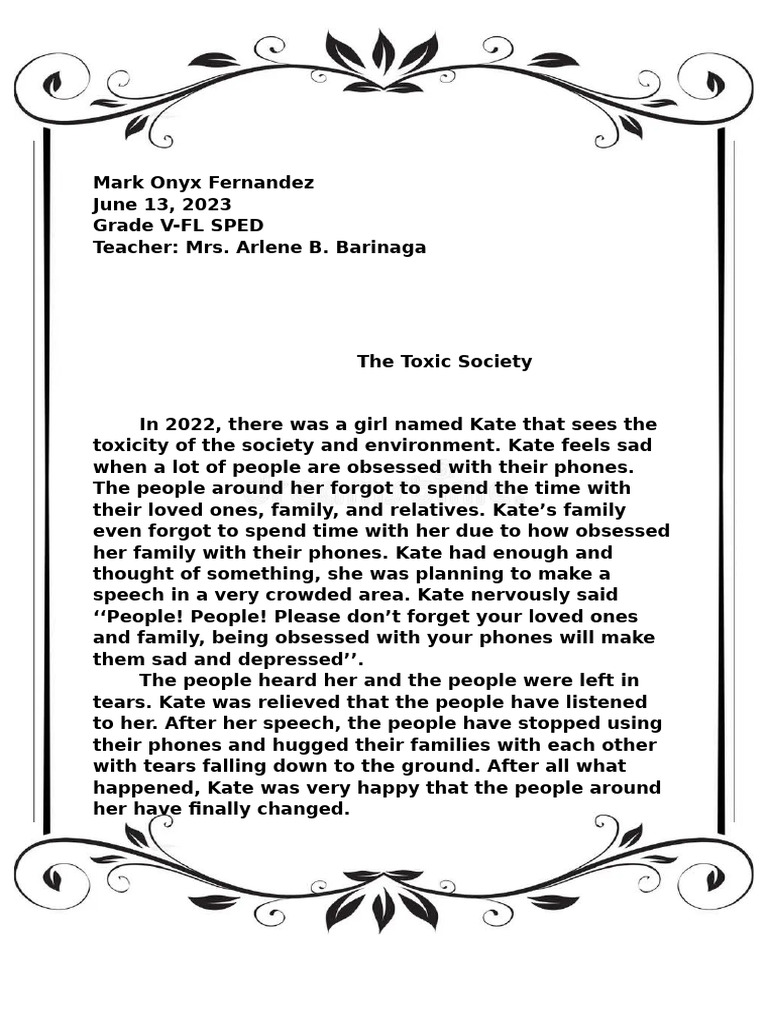 The Toxic Society | PDF | Pharmacist