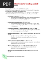 Writing Effective Standard Operating Procedures | PDF | Career & Growth ...