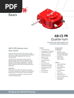 Rotork Manual Gearbox Actuators | PDF | Transmission (Mechanics) | Gear