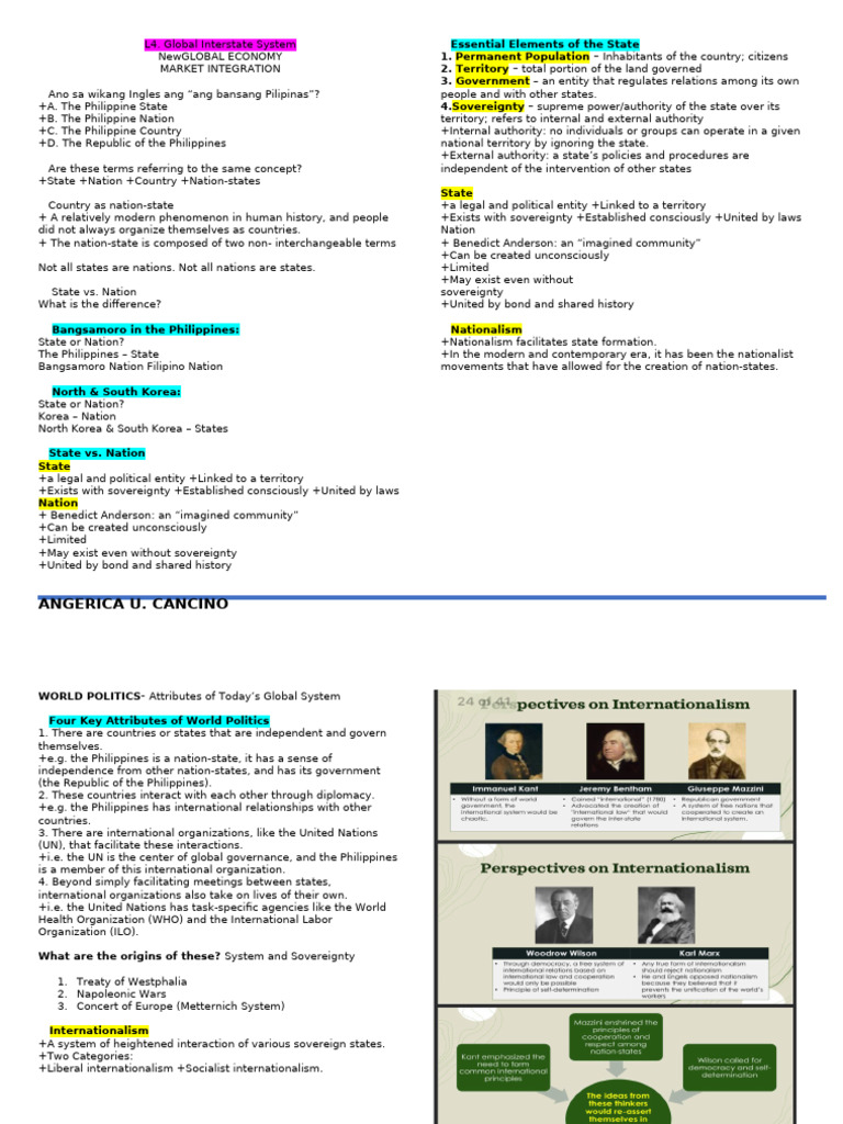 4-5 Interstate System and Governance | PDF | United Nations ...