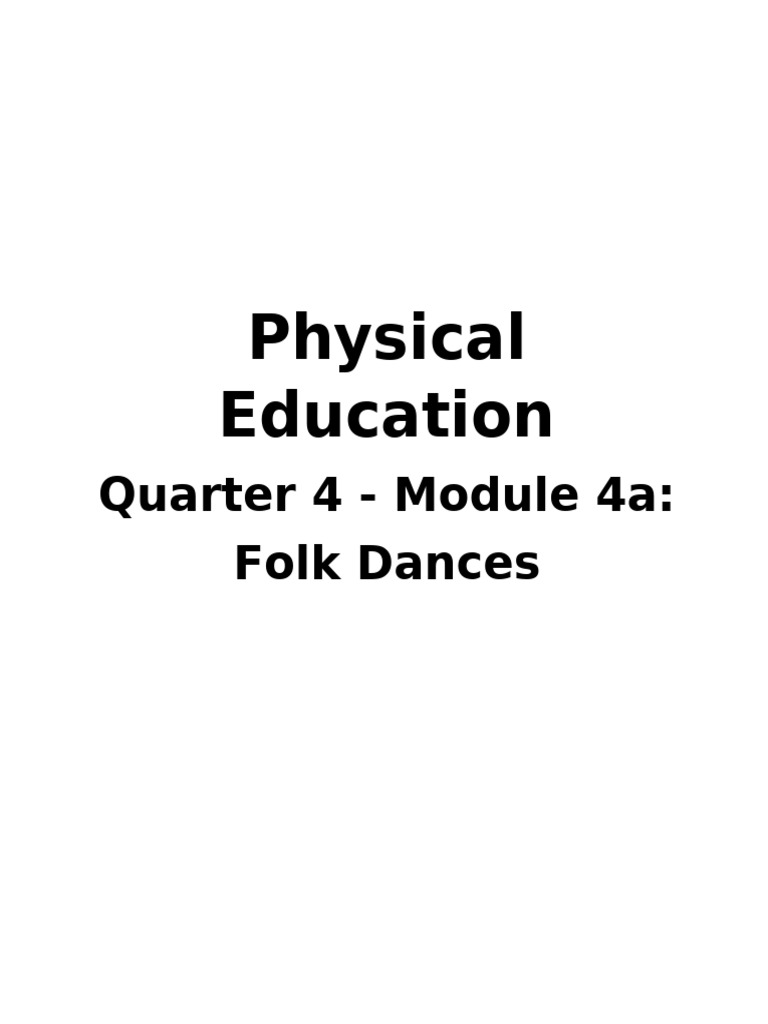 Physical Education 2 | PDF | Southeast Asia