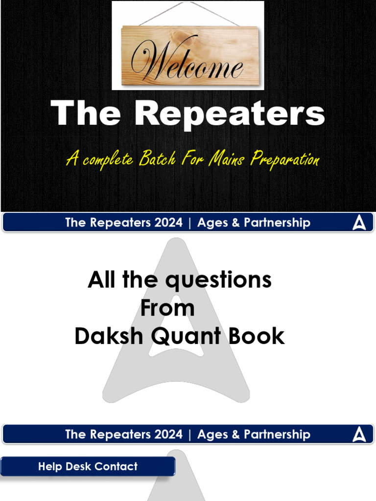 Ages and Partnership Problems 2024 | PDF | Mathematics | Elementary ...