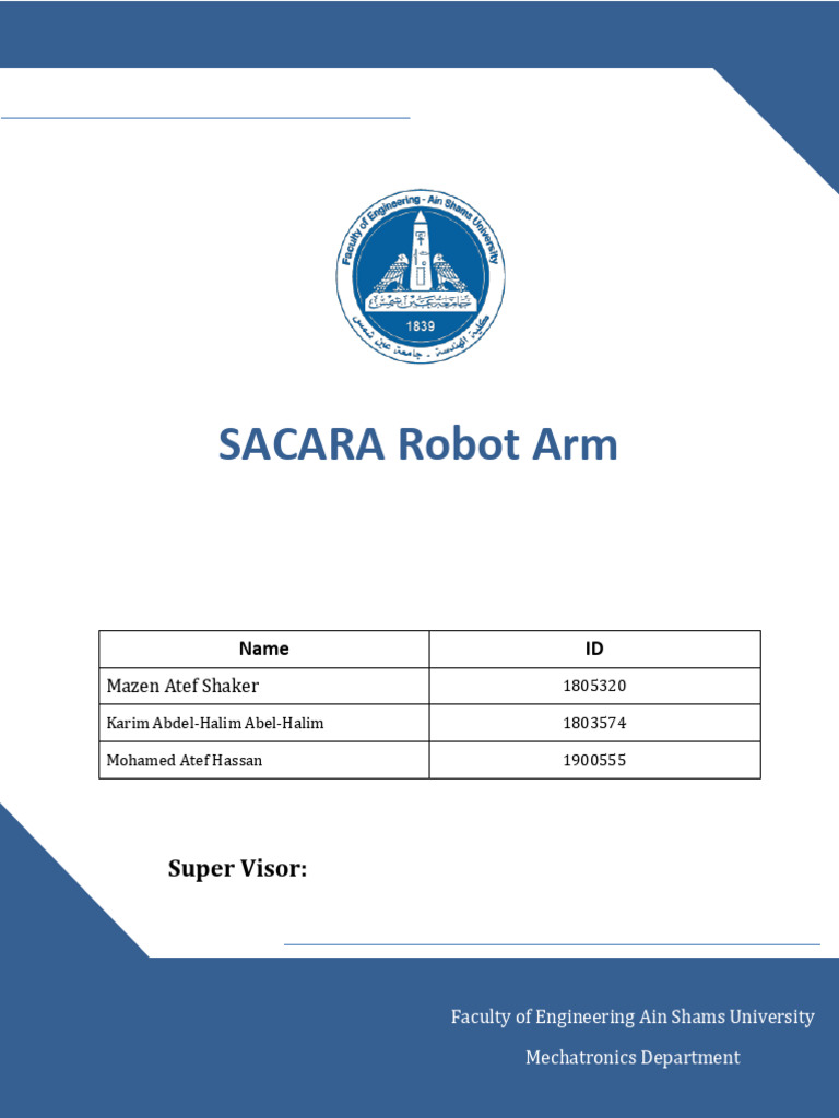 Scara Robot Arm | PDF | Simulation | Robotics