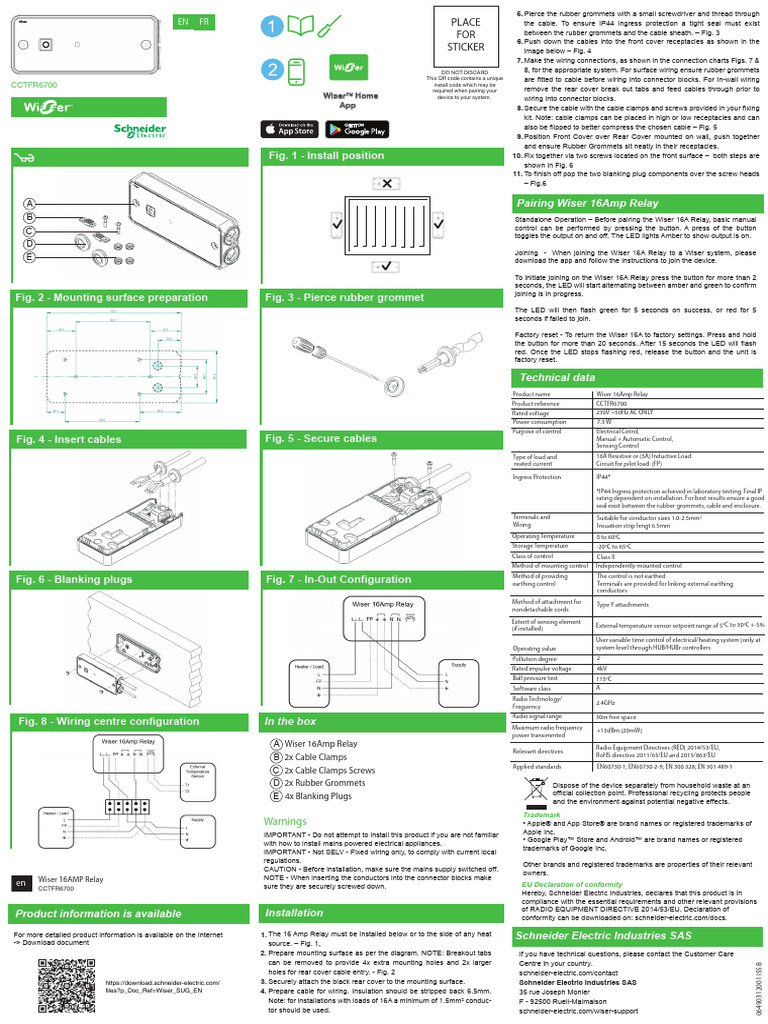 CCTFR6700-installation | PDF | Electrical Connector | Electrical Wiring