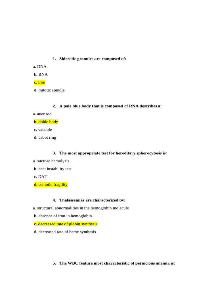 Hematology Clinical Case Studies | PDF | Anemia | Blood