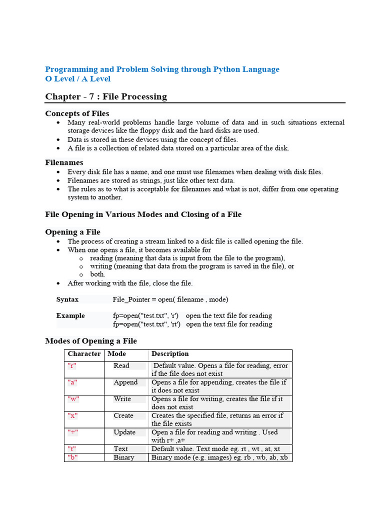 ALevel 1 Python 14may | PDF | Computer File | Filename